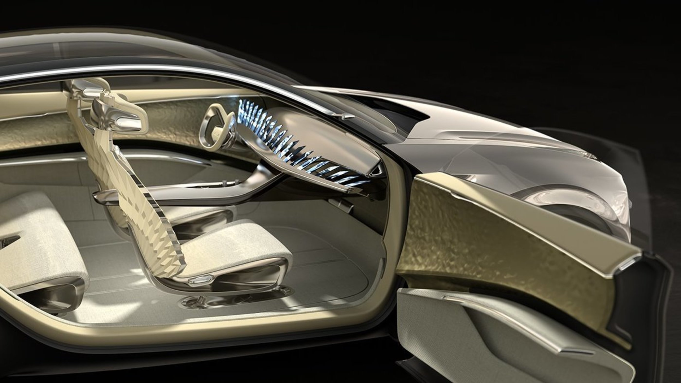 MESO – Kia Motors: Staggered Display Dashboard for Electric Concept Car