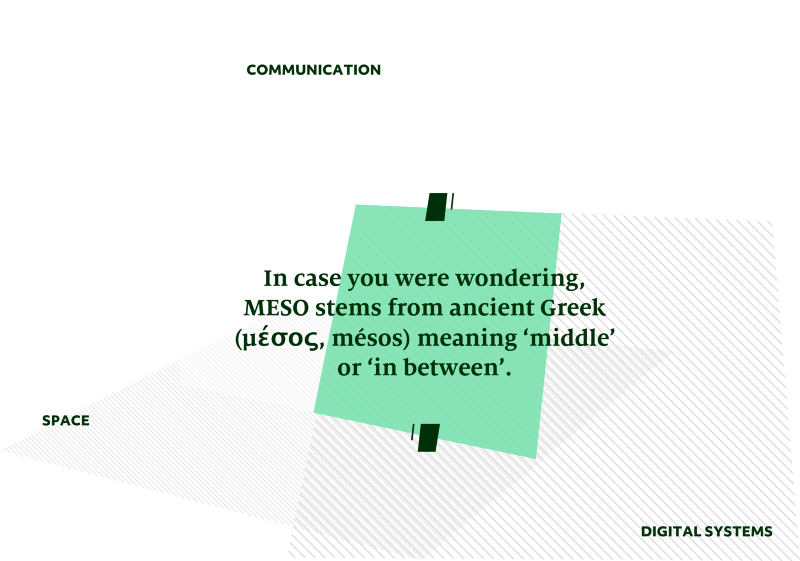 MESO – Unimpressed by technology since 1997